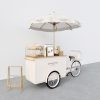 Xe Cafe Take Away Di Động Kèm Xe Đạp Và Dù